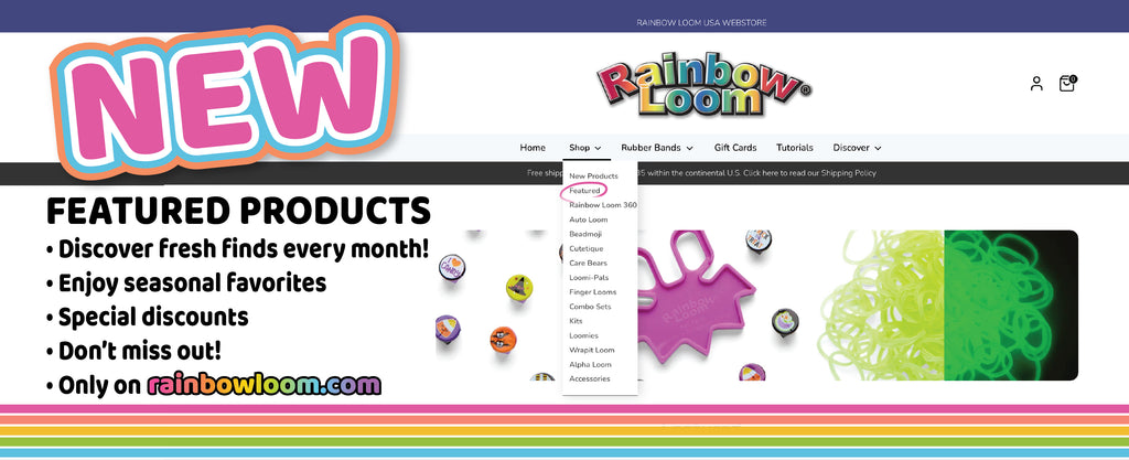 Rainbow Loom Official Website – Rainbow Loom USA Webstore