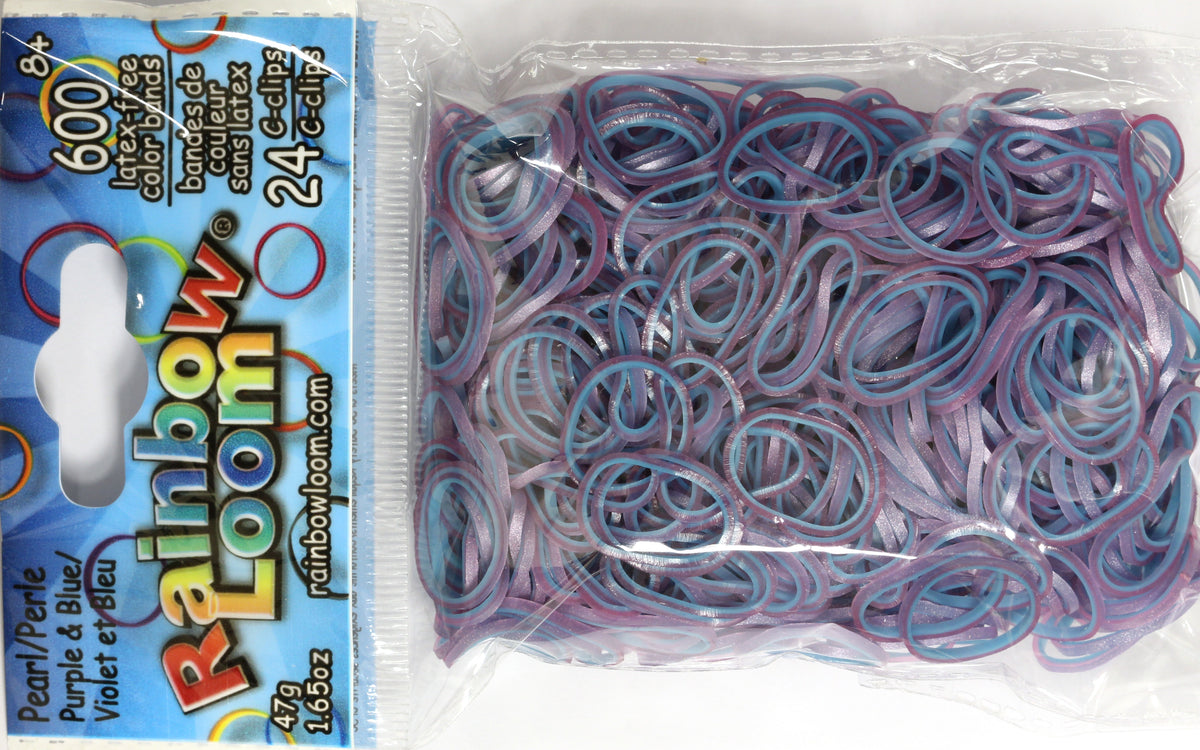 RL Band (Pearl 600) Purple & Blue – Rainbow Loom USA Webstore
