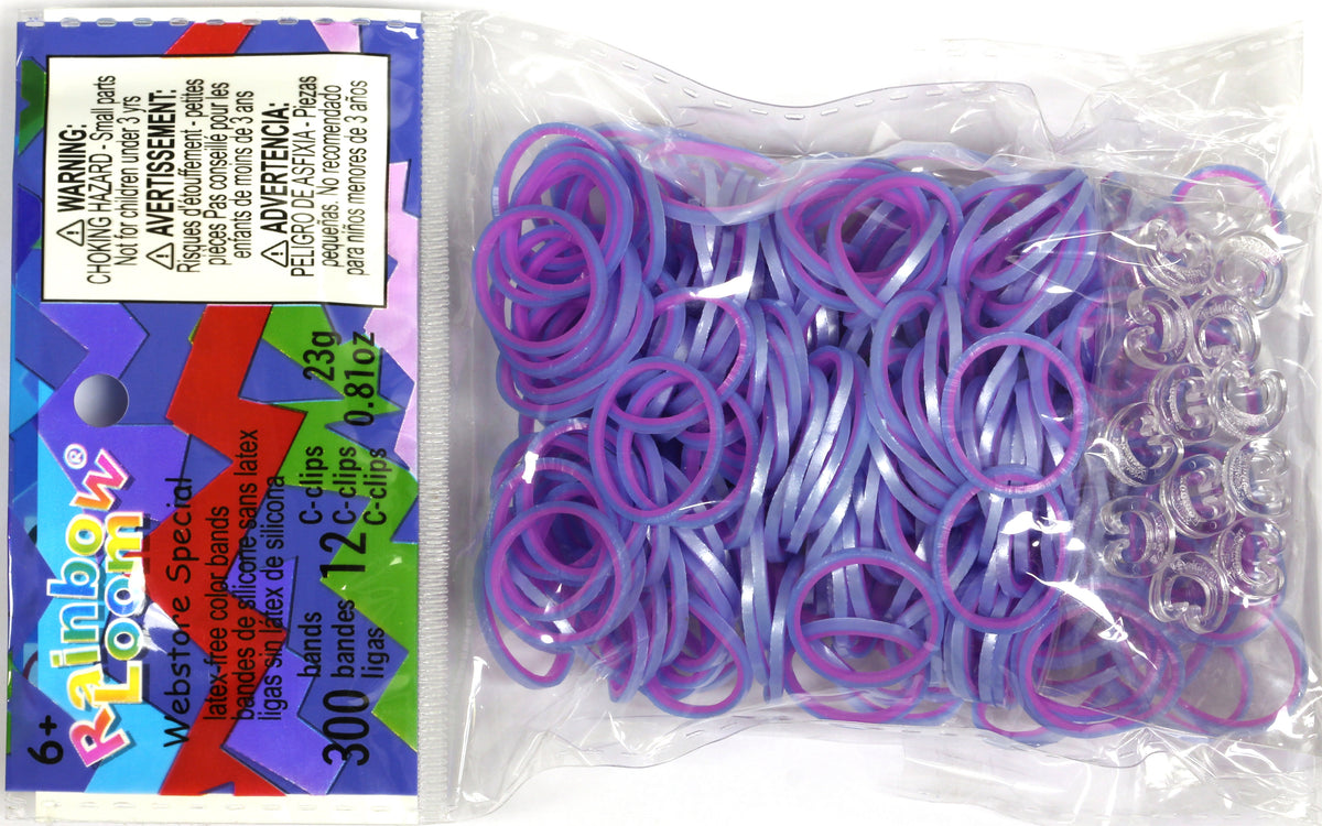 RL Band (Pearl 300) Turquoise & Hot Pink – Rainbow Loom USA Webstore